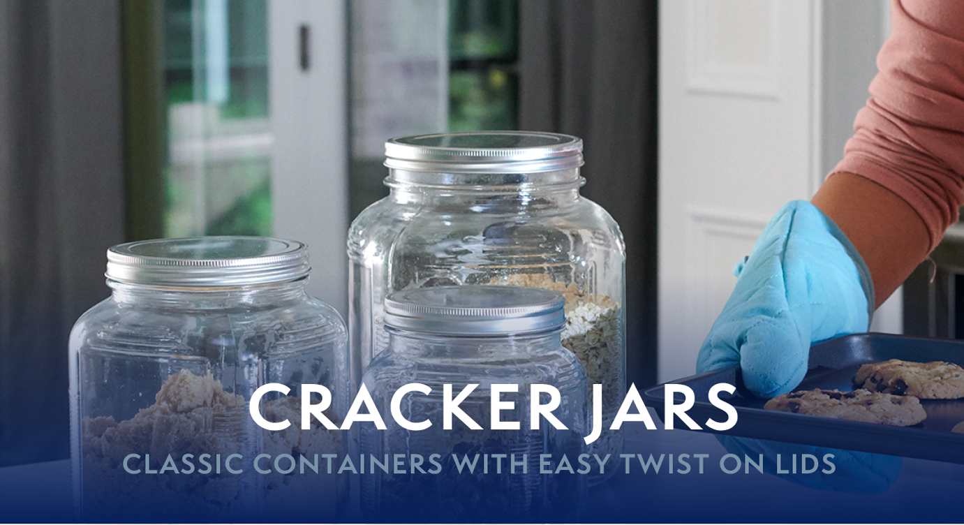 Cracker Jars - Anchor Hocking